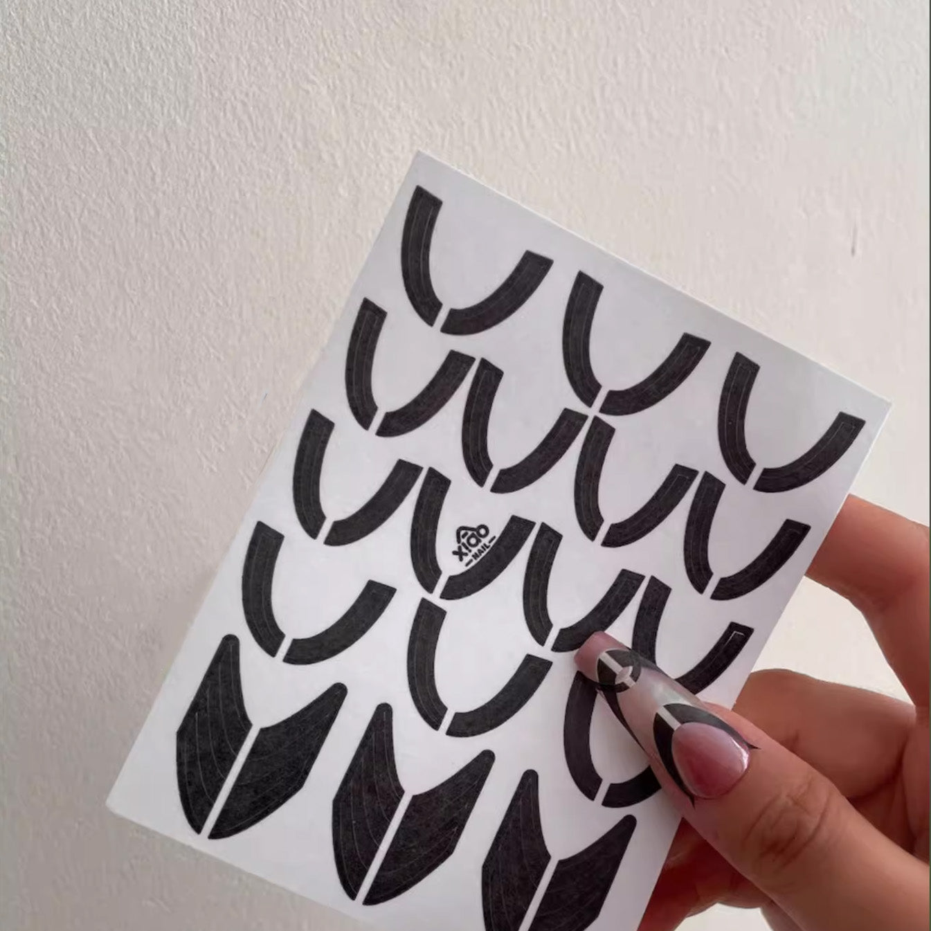 Xiao A - French Airbrush Stencil Sticker – Bee Lady Nails & Goods