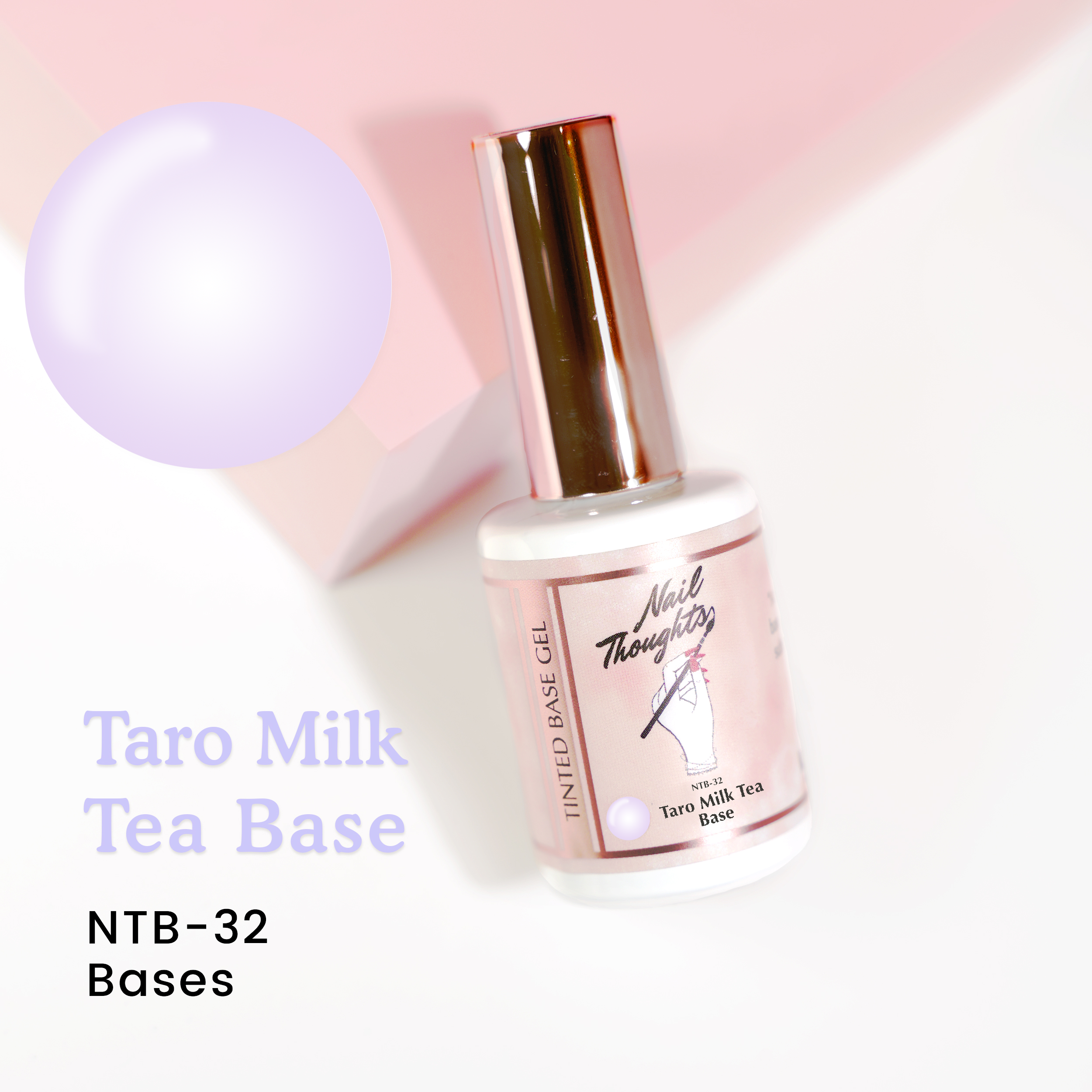 Nail Thoughts [NTB-32] Taro Milk Tea Tinted Base – Bee Lady Nails & Goods